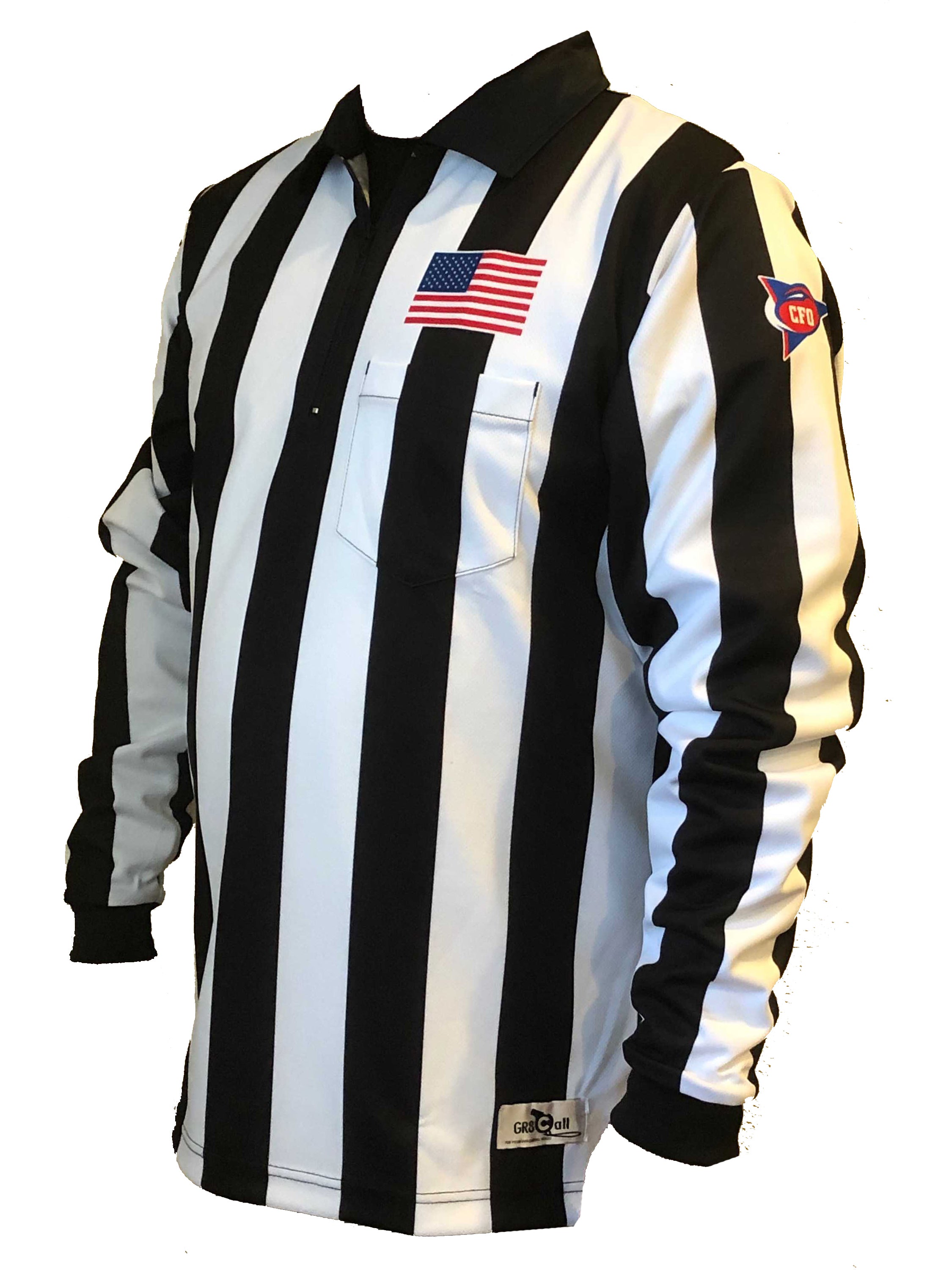 CFO College 2" Soft-Tech DriStorm Long Sleeve Football Referee Shirt ...